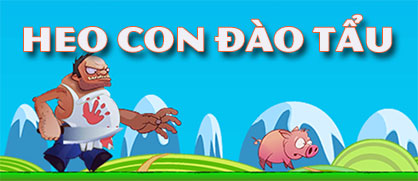 Game Heo con đào tẩu - RUN PIG RUN - Game Vui
