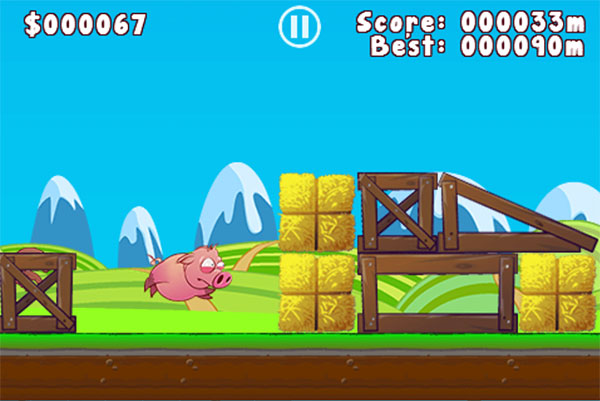 Game Heo con đào tẩu - RUN PIG RUN - Game Vui