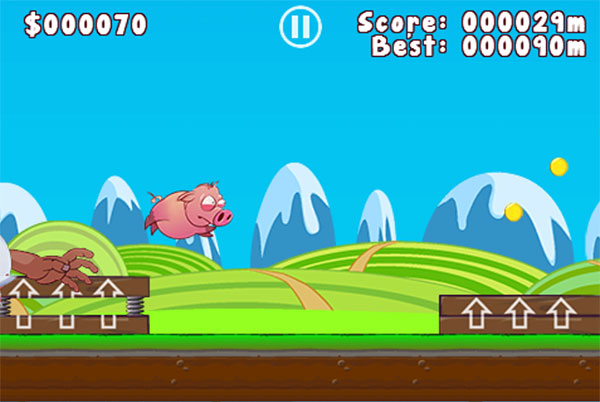 Game Heo con đào tẩu - RUN PIG RUN - Game Vui