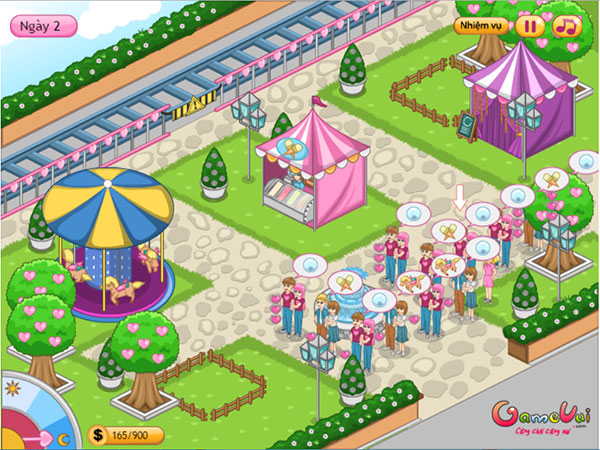 Game Công viên Công ty CP Mạng Trực Tuyến META - Valentine Wonderland ...