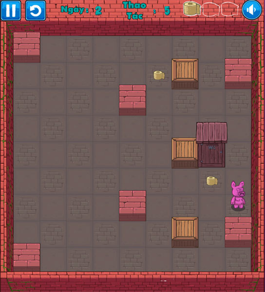 Game Heo con đau bụng - Game Vui