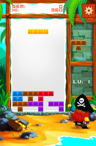 Game Cướp biển xếp gạch - Game Vui