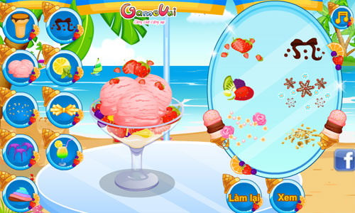 Game Làm kem tại nhà 2 - Homemade Icecream - Game Vui