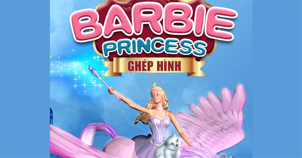 Game Ghép hình Barbie 2 - Barbie Princess Puzzle 2 - Game Vui