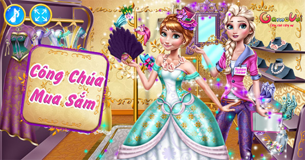 Game Công chúa mua sắm - Princess Vintage Shop - Game Vui