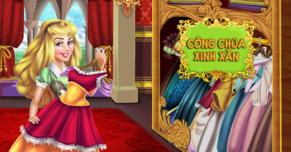 Game Công chúa xinh xắn - Sleeping Princess Closet - Game Vui