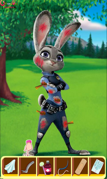 Game Zootopia trị thương 2 - Zootopia Judy Doctor - Game Vui