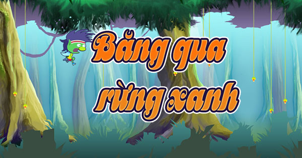 Game Băng qua rừng xanh - Run Pixie Run - Game Vui