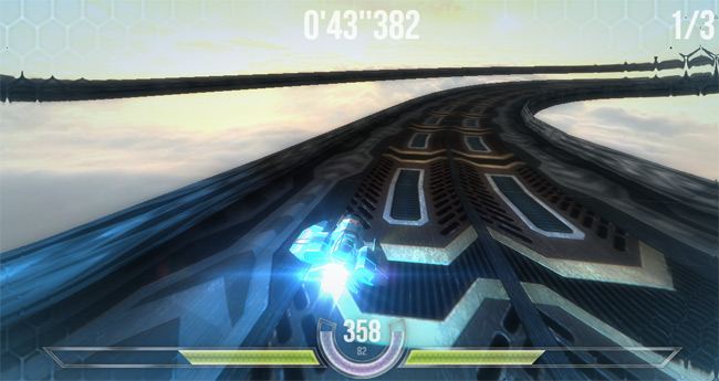 Game Lái tàu vũ trụ - HexGL - Game Vui