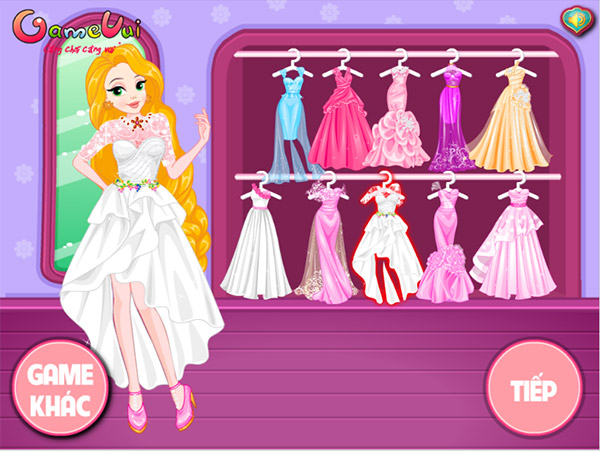 Game Công chúa Rapunzel - Princess Rapunzel Prom Salon - Game Vui