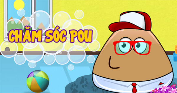 Game Chăm sóc Pou - Pou Baby Bathing - Game Vui
