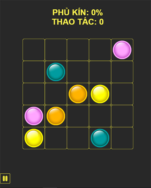 Game Nhanh tay nối điểm - FlowMania - Game Vui