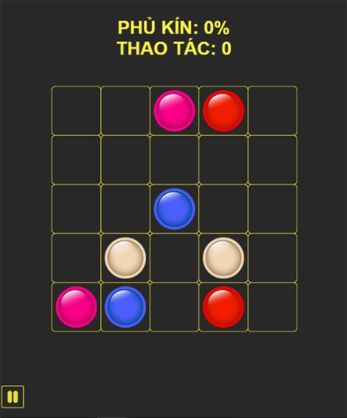 Game Nhanh tay nối điểm - FlowMania - Game Vui