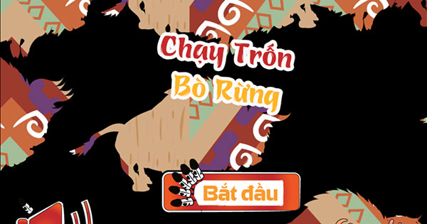 Game Chạy trốn bò rừng - Apachiri Run - Game Vui