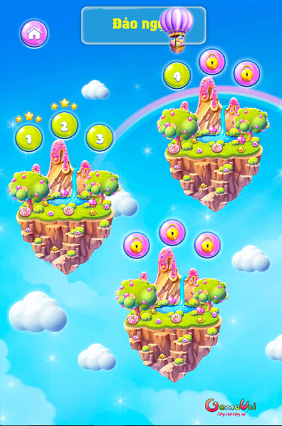 Game Xếp kẹo ngộ nghĩnh - Cartoon Candies - Game Vui