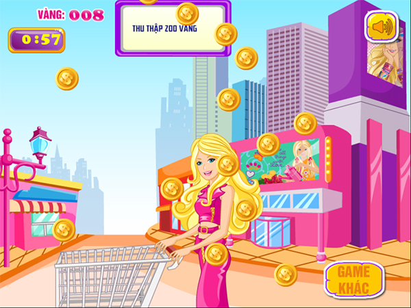 Game Bà bầu Barbie Shopping - Mommy Barbie Go Shopping - Game Vui
