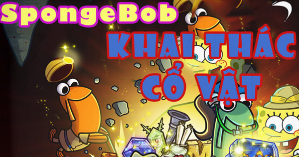 Game Spongebob khai thác cổ vật - Spongebob Rock Collector - Game Vui