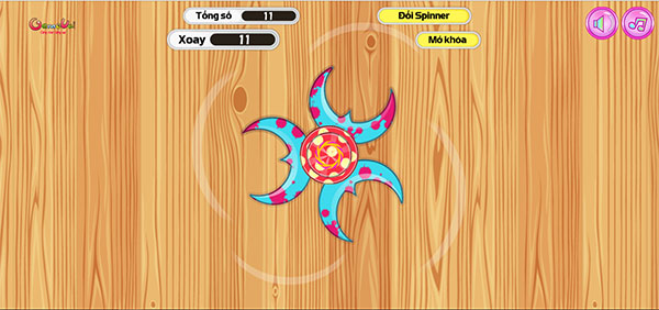 Game Con quay Spinner - Fidget Spinner Hero - Game Vui