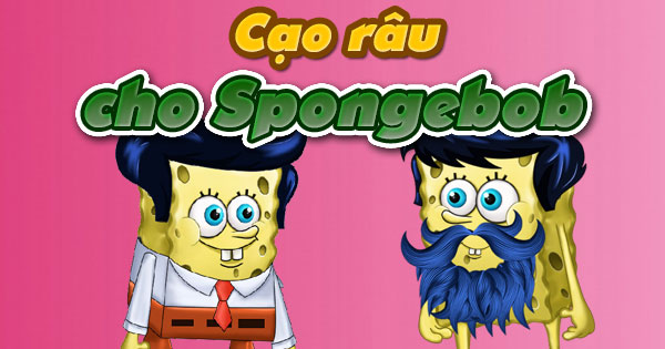 Game Cạo râu cho Spongebob - Shave Spongebob - Game Vui