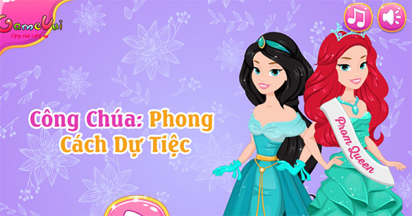 Game Công chúa: Phong cách dự tiệc - Modern Princess Prom Dress - Game Vui