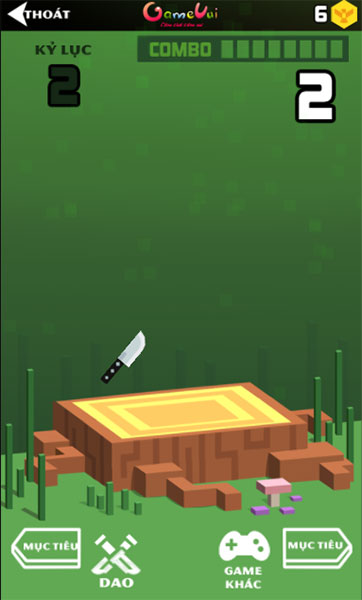 Game Phi dao - Super Flippy Knife - Game Vui