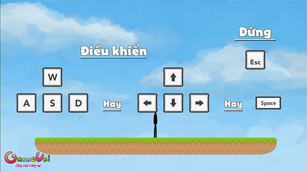 Game Người que tránh tên lửa - Rocket Strike - Game Vui