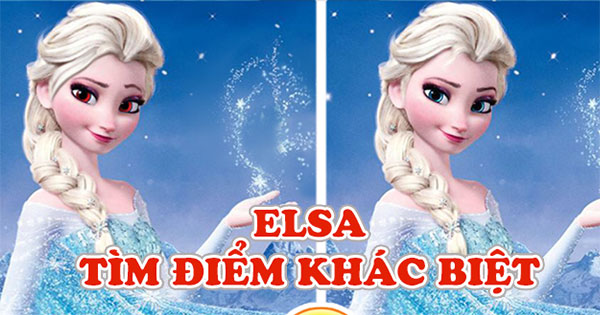 Game Elsa: Tìm điểm khác biệt - Frozen Differences - Game Vui