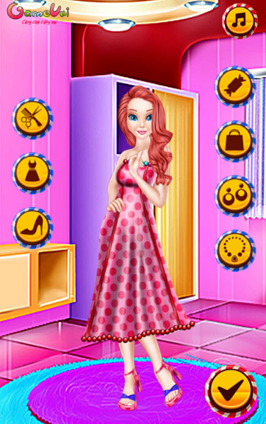 Game Công chúa dự tiệc đêm - Princesses Candy Dress - Game Vui