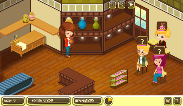 Game Cửa hàng bình hoa - Pottery Store - Game Vui