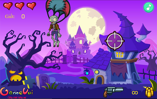 Game Bắn Zombie - Zombie Wars - Game Vui