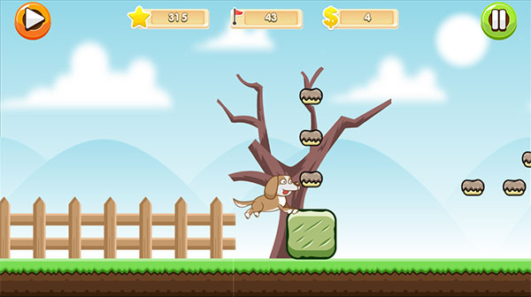 Game Chó con phiêu lưu - Doggy Run - Game Vui