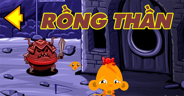 Game Chú khỉ buồn: Rồng thần - Monkey Go Happy Stage 86 - Game Vui