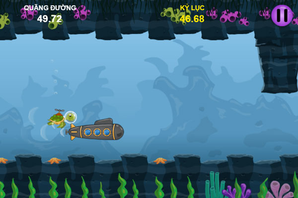 Game Rùa biển phiêu lưu - Scuba Turtle - Game Vui