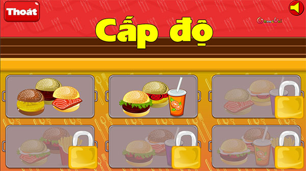 Game Tiệm bánh burger - Burger Now - Game Vui