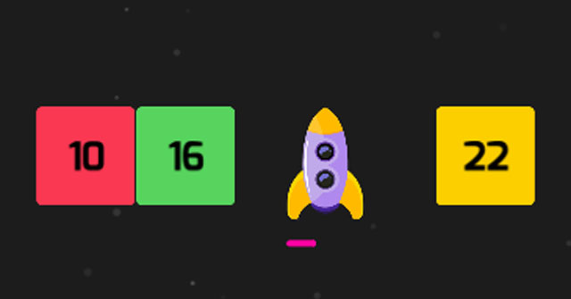 Game Tên lửa bắn số - Game Vui