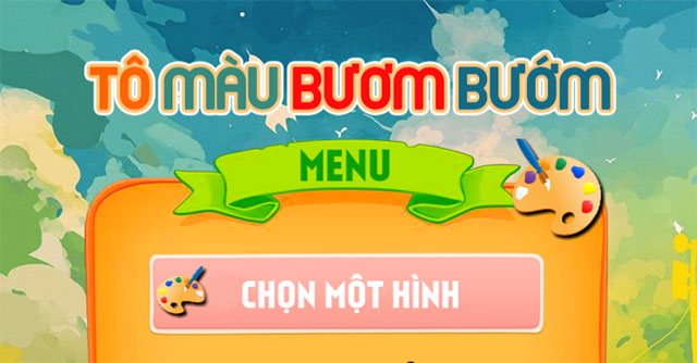 Game Tô màu bươm bướm - Game Vui