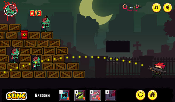 Game Điệp viên bắn Zombie - Game Vui