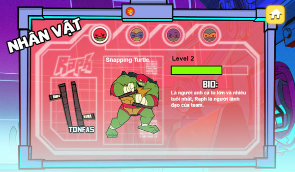 Game Ninja rùa 2 - Game Vui