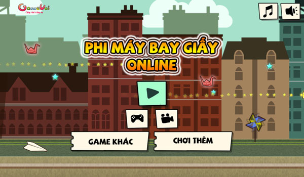 Game Phi máy bay giấy Online - Game Vui