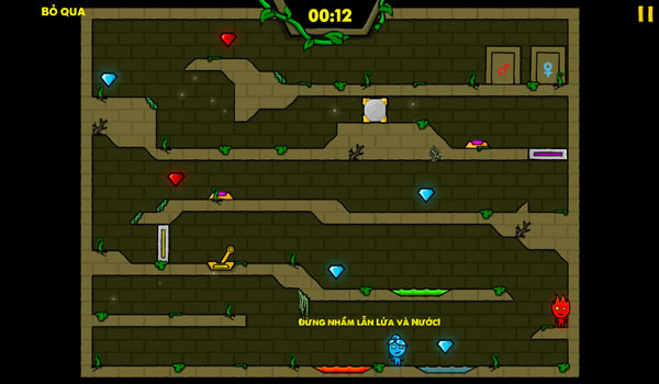 Game Chú bé lửa và cô gái nước 5 - Game Vui