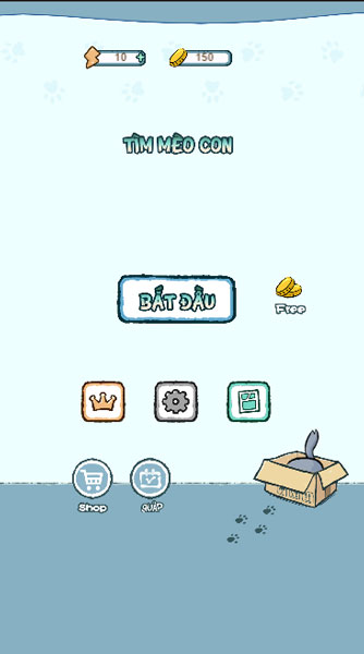Game Tìm mèo con - Game Vui