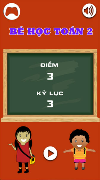 Game Bé học toán 2 - Game Vui