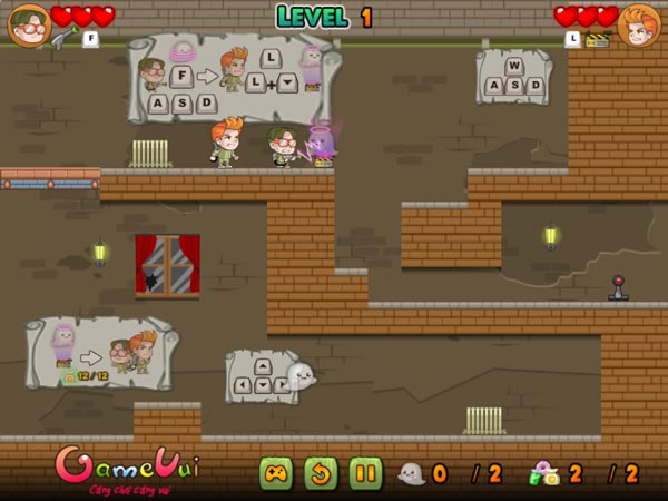 Game Ngôi nhà ma - Game Vui