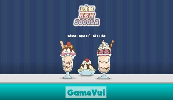 Game Làm kem Socola - Game Vui
