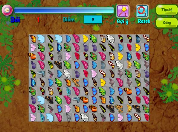 Game Bươm bướm bay - Butterfly Kyodai - Game Vui