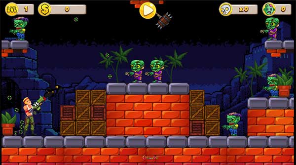 Game Rambo lùn - Metal Slug - Game Vui