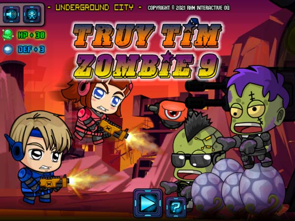 Game Truy tìm Zombie 9 - Game Vui