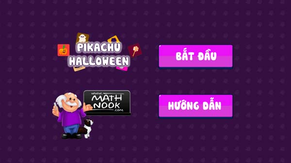 Game Pikachu Halloween - Game Vui