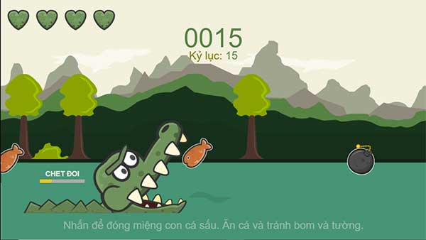 Game Cá sấu săn mồi 2 - Game Vui