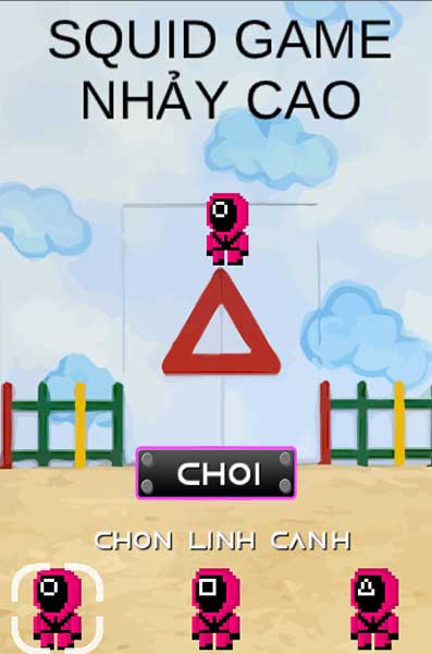Game Squid Game nhảy cao - Game Vui